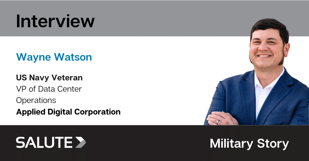 Salute Military Story: Wayne Watson - Salute